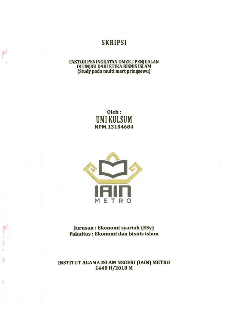 Skripsi Umi Fix | PDF