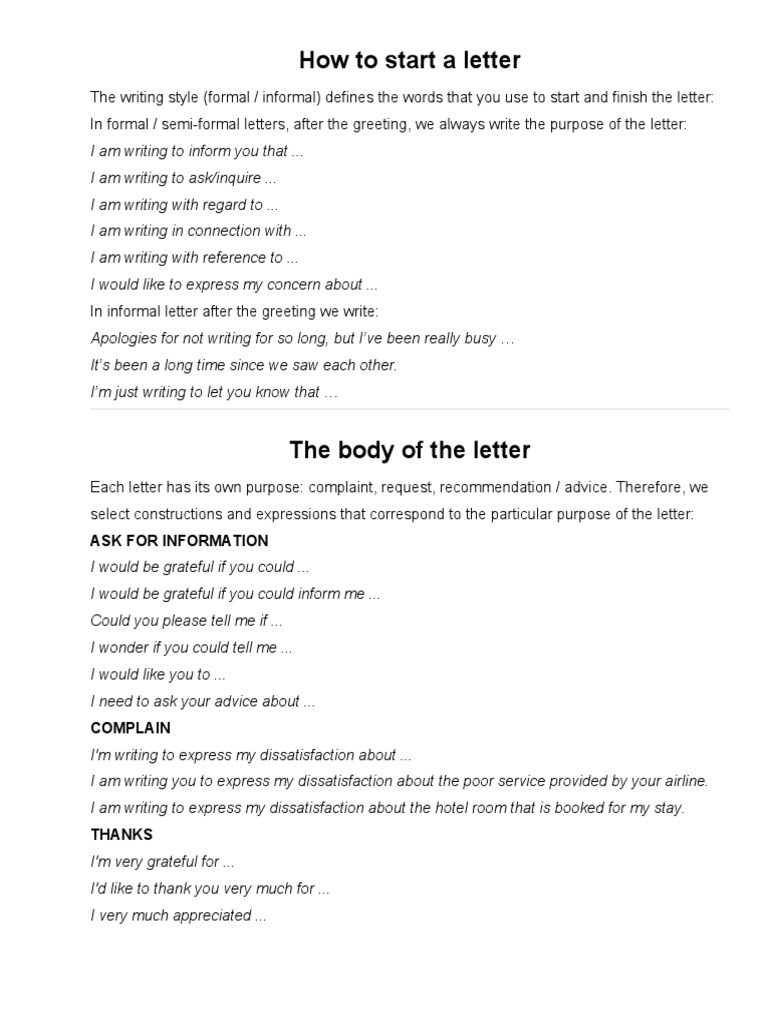 Useful Writing General Task 1 | PDF