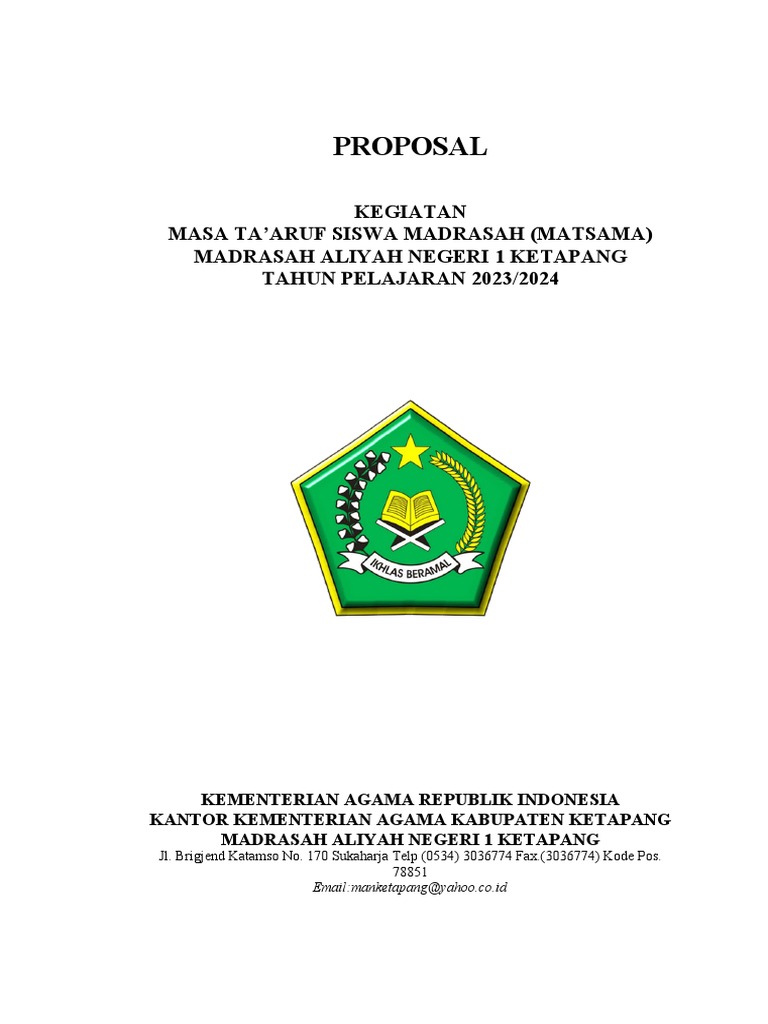 Proposal Matsama Revisi New | PDF