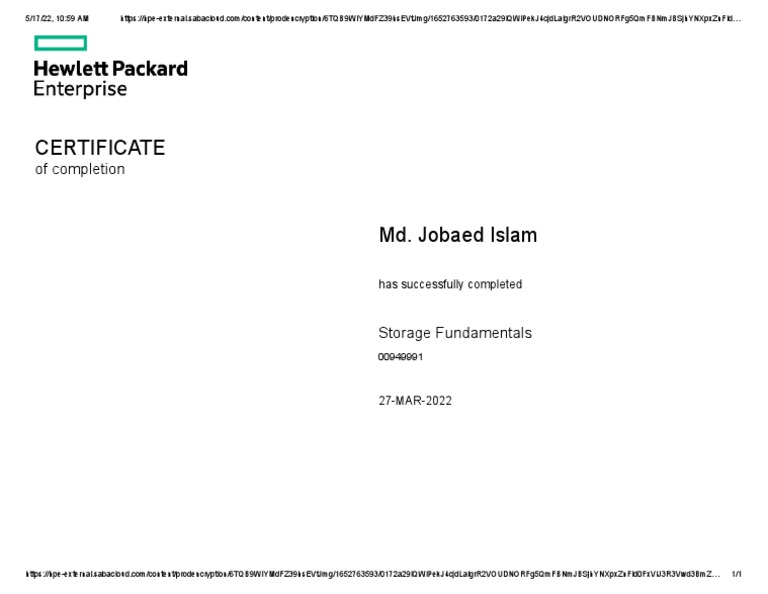 Storage Fundamentals | PDF