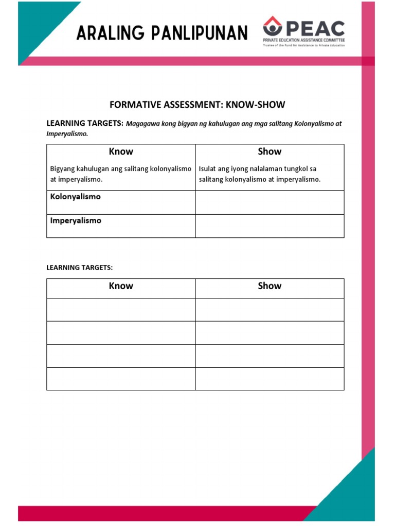 Know Show Template | PDF
