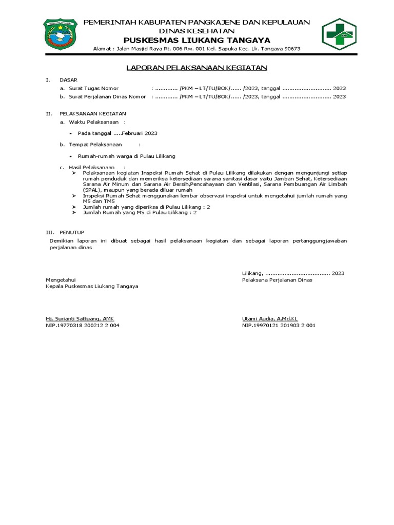 LPD Bok Inspeksi Ttu Dan TPM | PDF