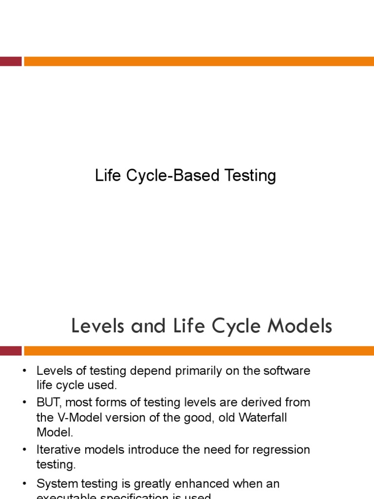18-Life Cycle Based Testing-06-03-2023 | PDF | Computers