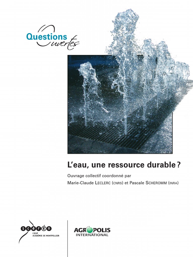 L'eau Ressource Durable | PDF | Eau | Inondation