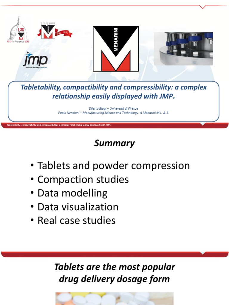 Tabletability, Compactibility and Compressibility | PDF