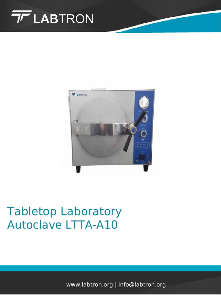 Tabletop Laboratory Autoclave | PDF