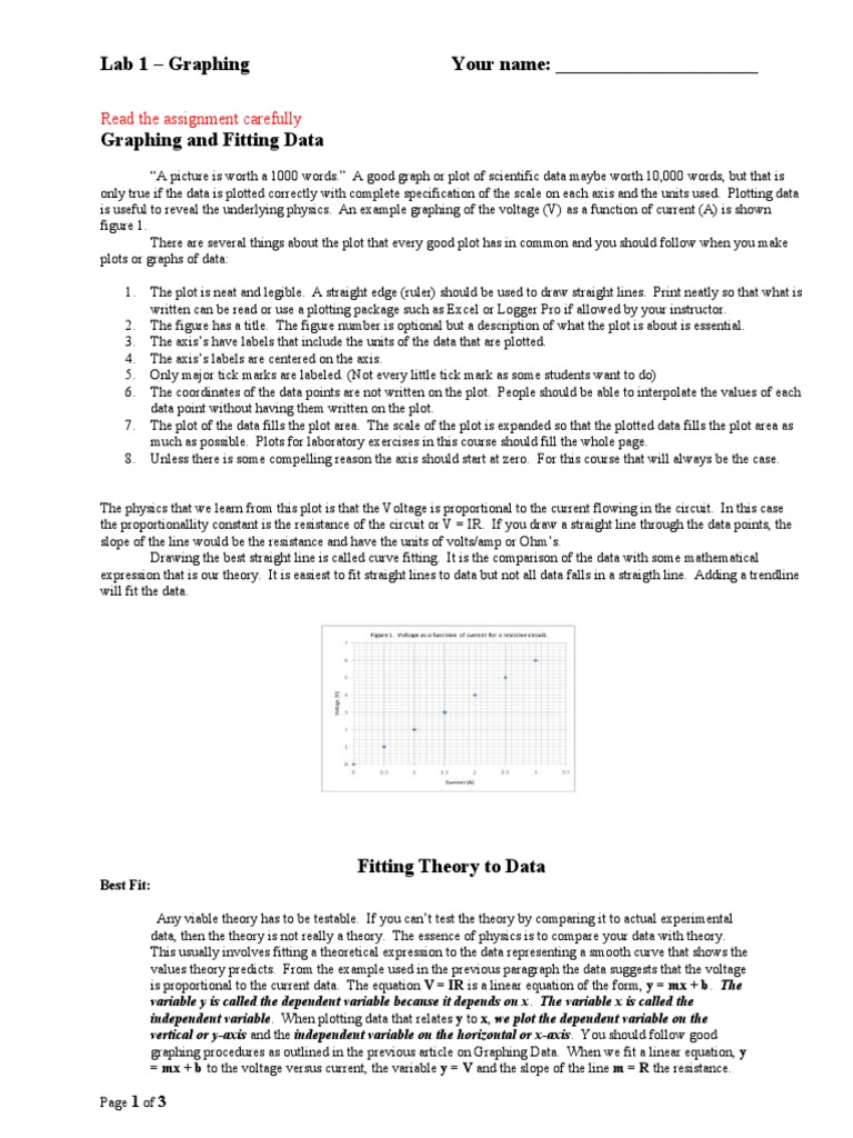 Lab Graphing | PDF