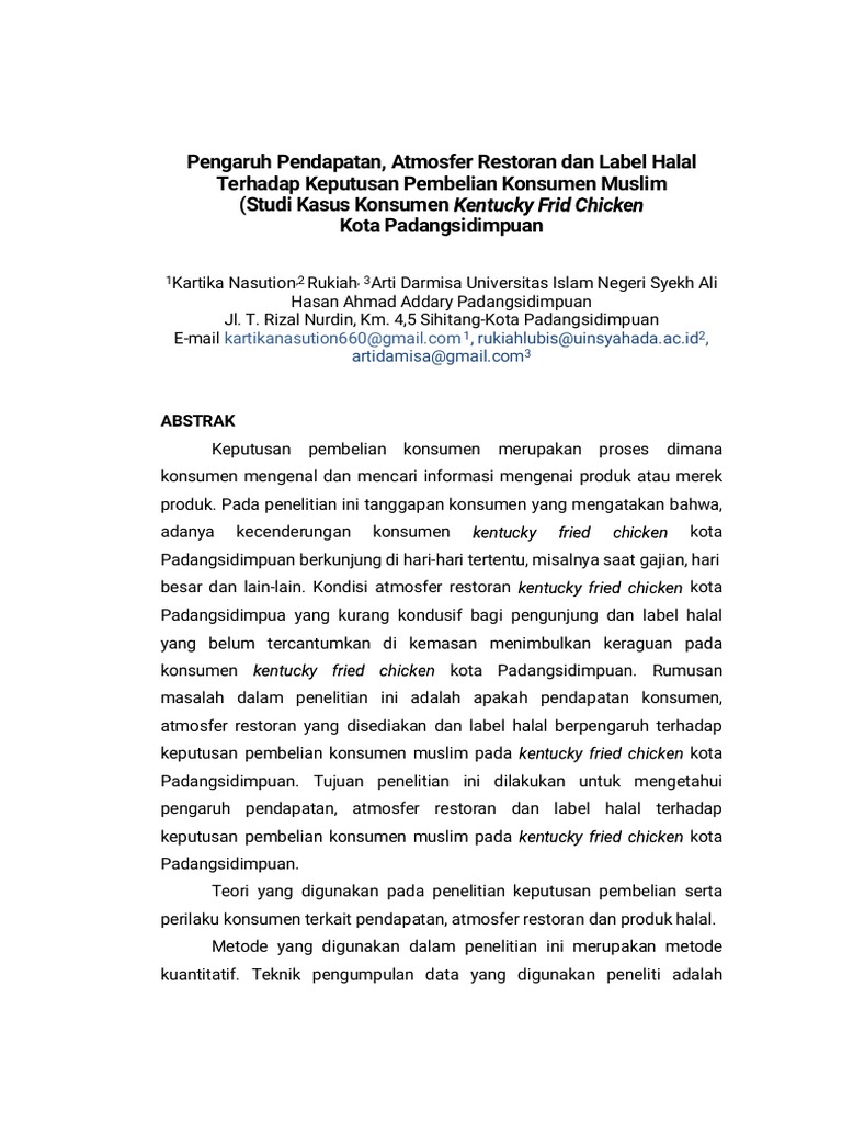 Jurnal Kartika | PDF