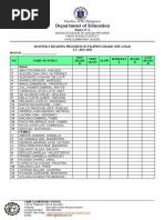 DLL - DLP Monitoring Checklist 2023 2024 | PDF | Philippines