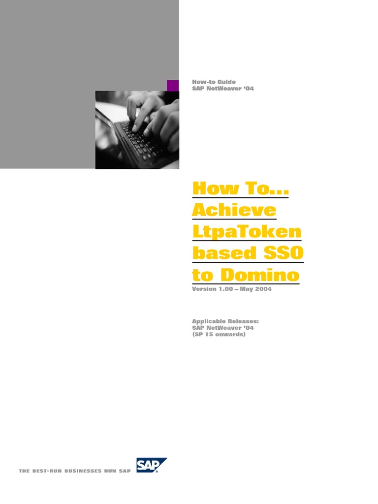 How To Achieve Ltpatoken Based Sso To Domino | PDF | Web Server | Internet & Web