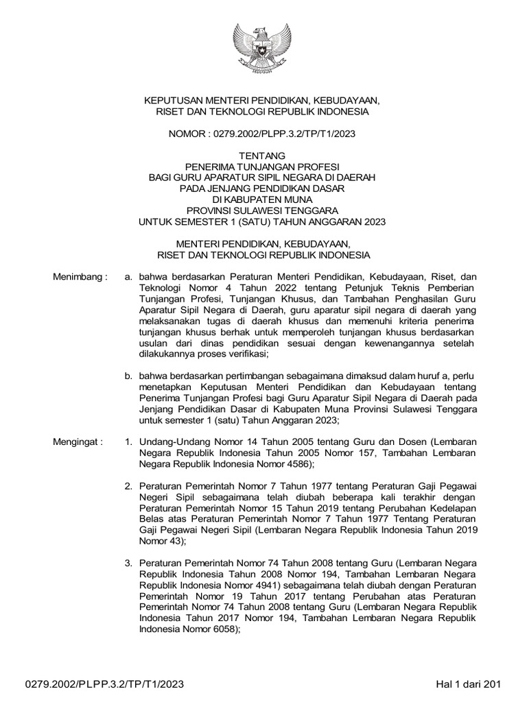 Sk-Tp-Dau-0279.2002 PLPP.3.2 TP T1 2023 | PDF