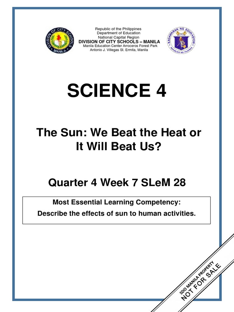SCIENCE 4 - Q4 - Mod7 - Division SLEM | PDF | Plants | Ultraviolet