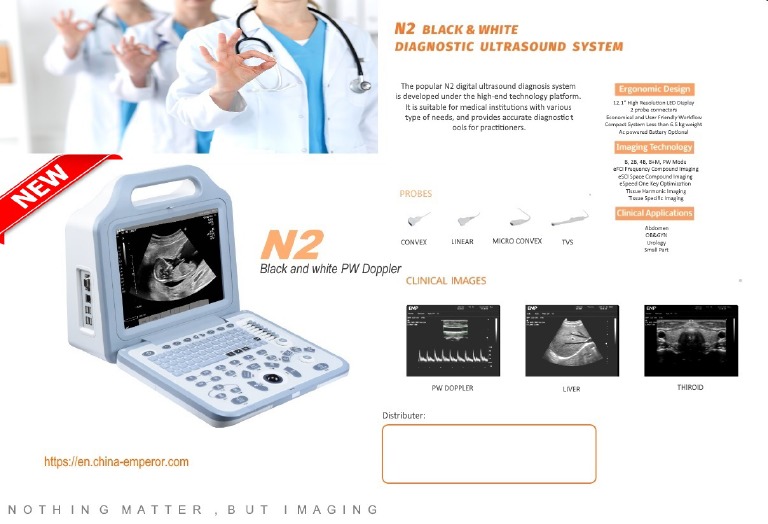Emperor N2 PW Doppler B&W Ultrasound Doppler Highly Professional ...