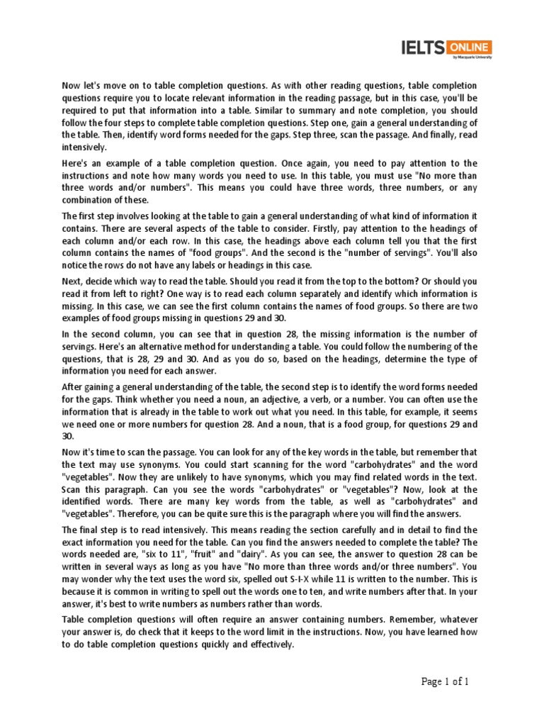 R.3.11.3 Table-Completion Transcript | PDF