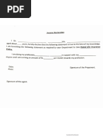 PLI Self Declaration Form for Graduates | PDF