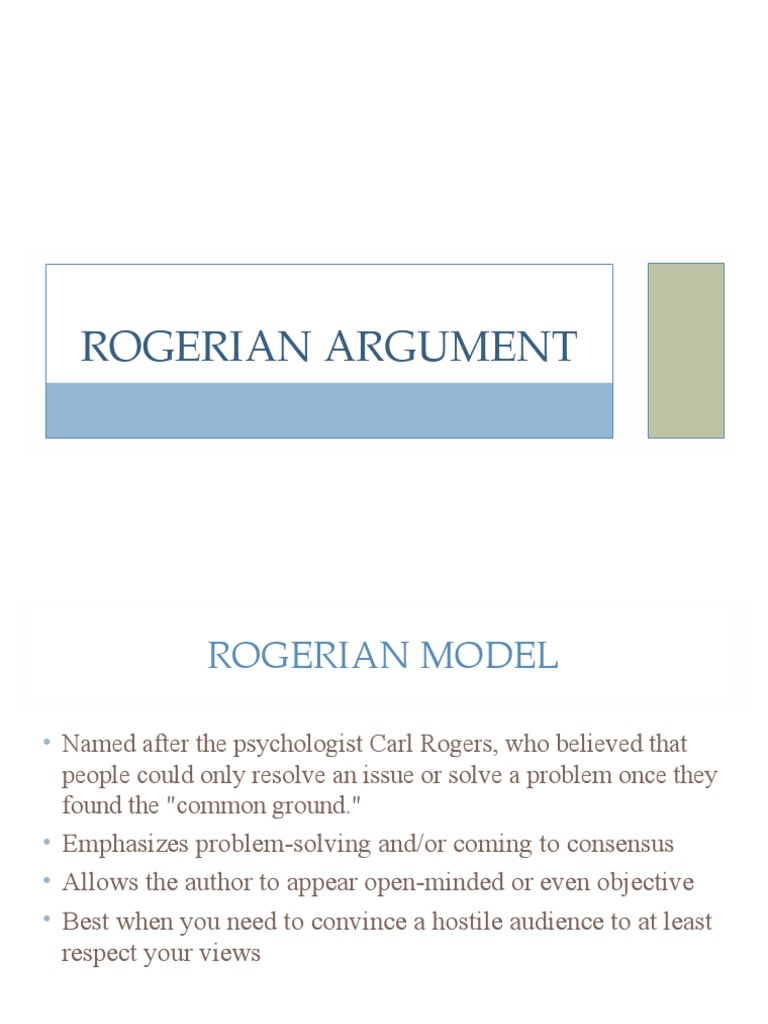 Rogerian Model | PDF