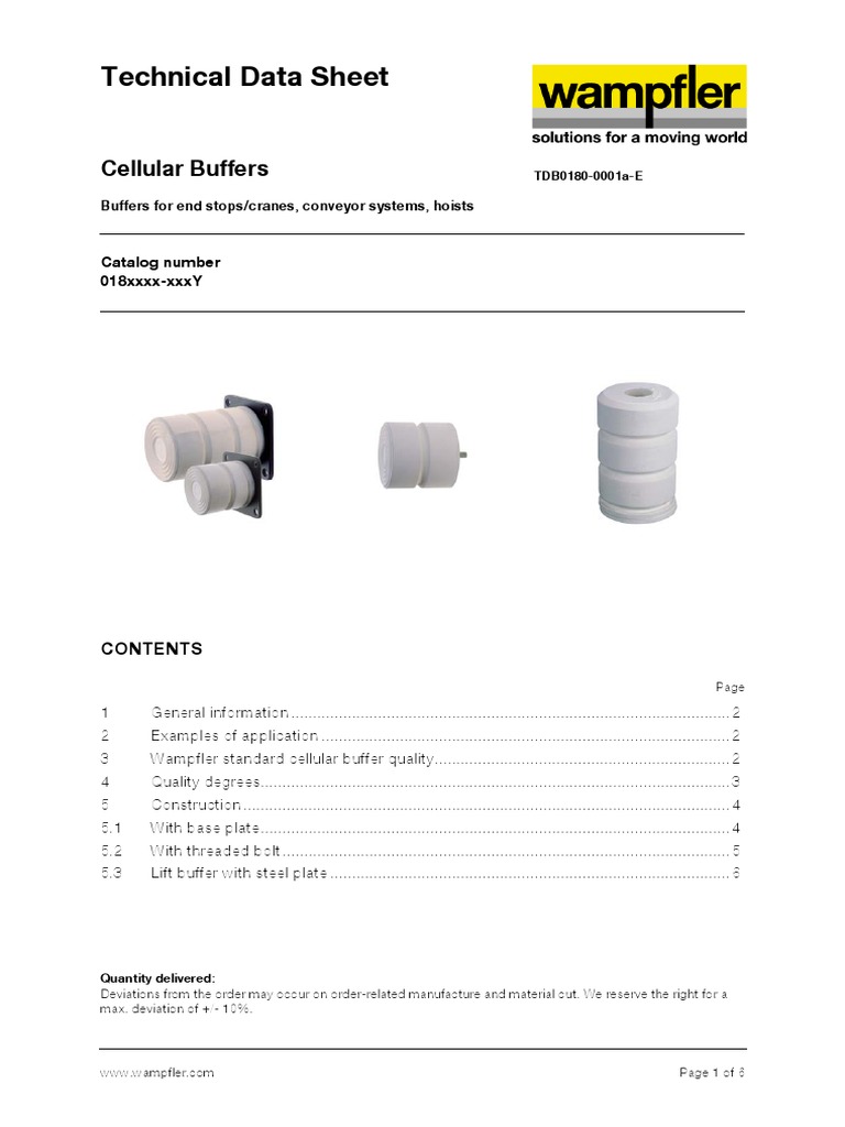 TDB0180 0001 E Cellular Buffers | PDF