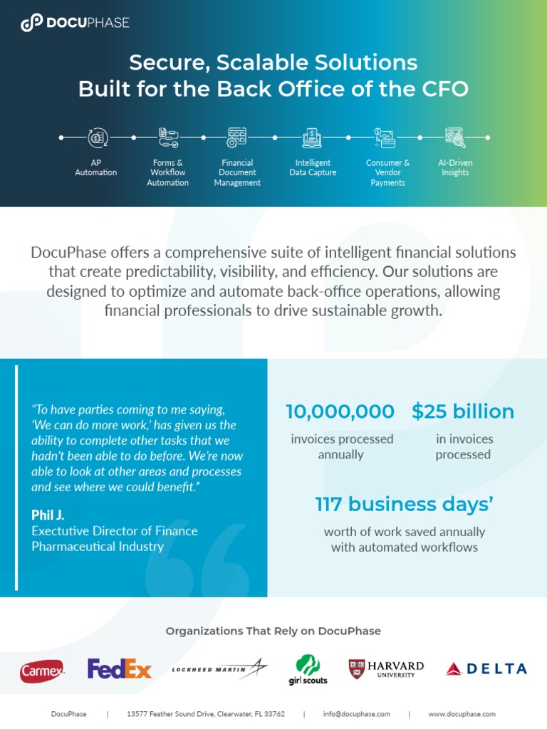 DocuPhase Solution Overview | PDF | Automation | Information Technology ...