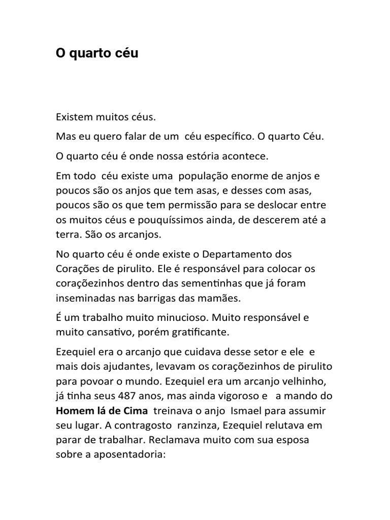 O Quarto Céu | PDF | Anjo | Céu