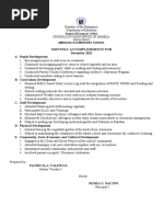 Dupax Del Norte NHS RDNEB and HGP Report For The Month of January 2023 ...