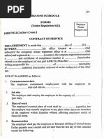 Standard FDW Employment Contract Template | PDF | Employment | Salary