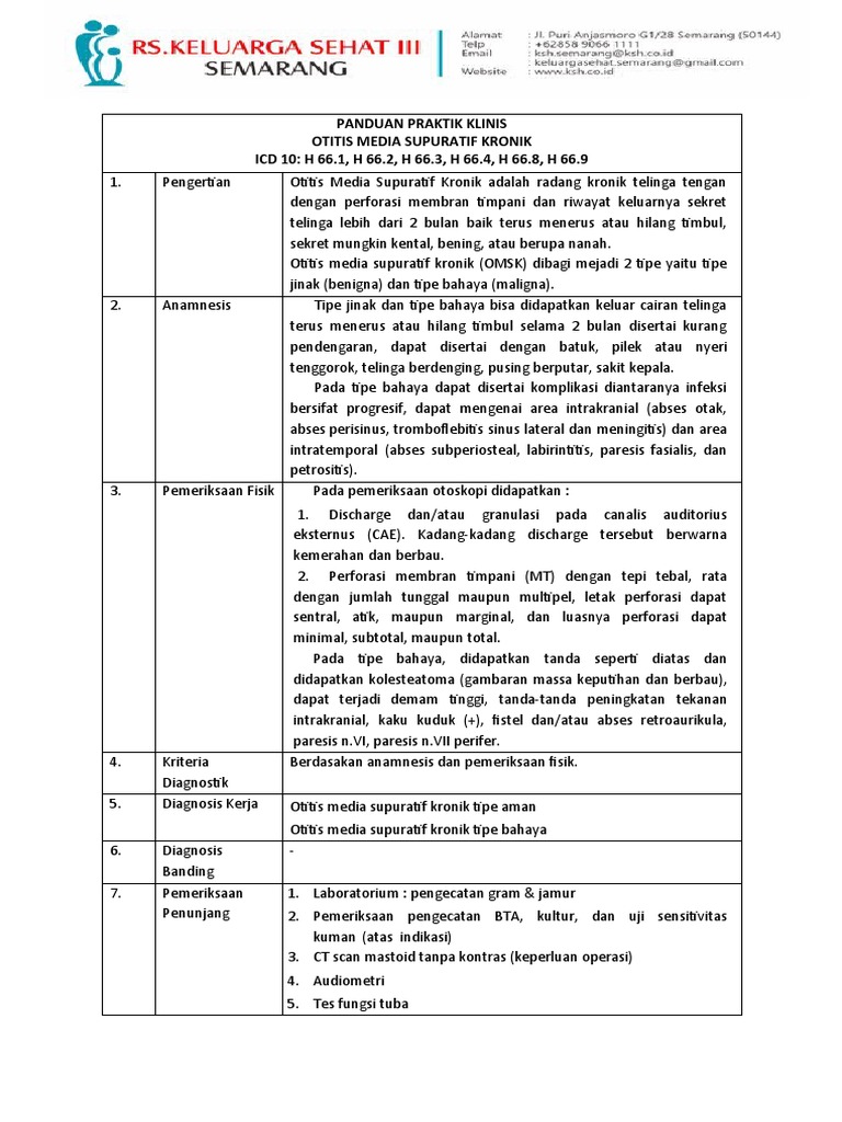 PPK THT KSH 3 Semarang 2023-Omsk | PDF | Pengembangan Diri | Kesehatan Holistik
