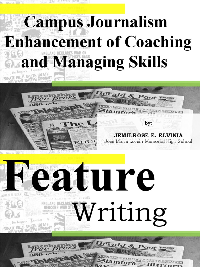 Feature Writing - Jem | PDF | Language Arts & Discipline | Foreign ...