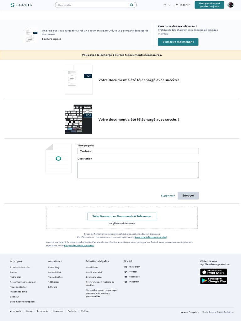Téléverser Un Document - Scribd | PDF