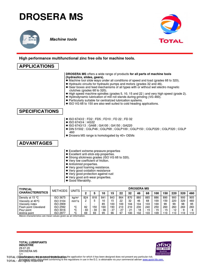 Tds Total Drosera Ms 305 202007 en | PDF