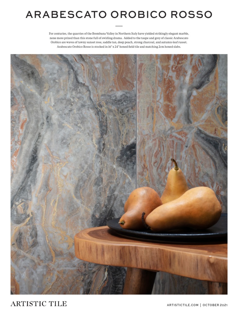 DSP-Arabescato Orobico Rosso | PDF | Materials | Building Materials