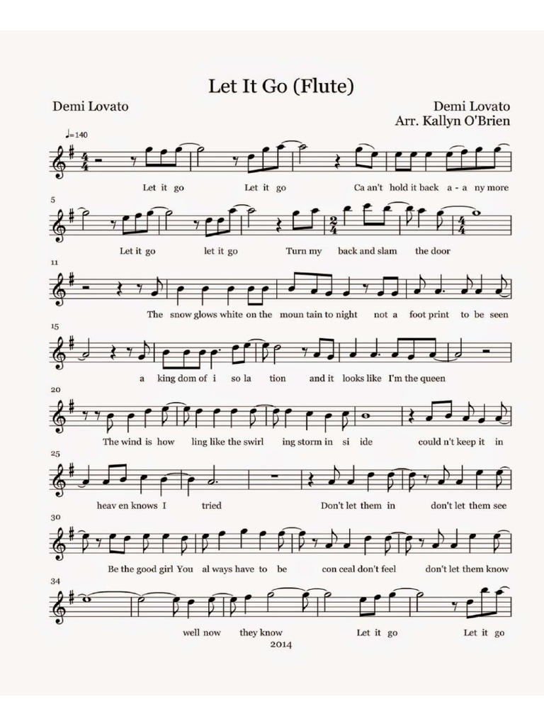 Let It Go PG 1 | PDF