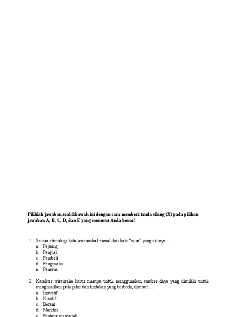 Soal PAT PKK XI | PDF | Karier & Perkembangan | Seni