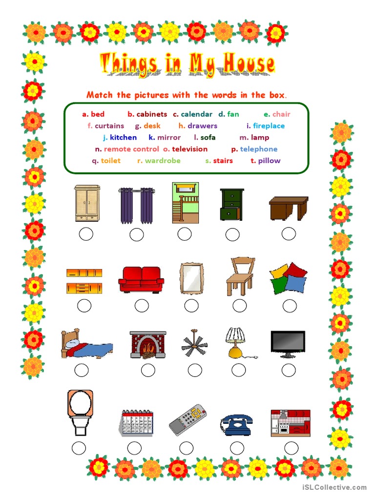 Things in My House | PDF