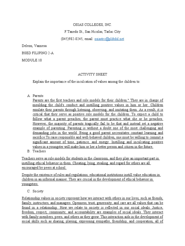 Module 10 The Teaching Profession | PDF | Parenting | Teachers