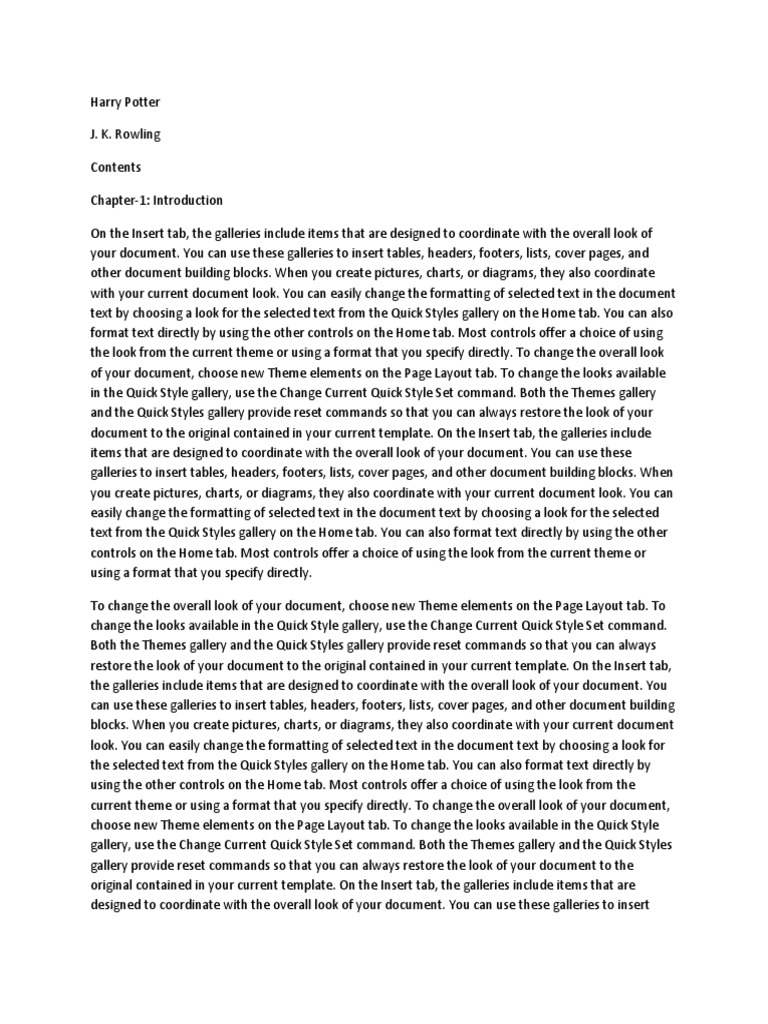 Harry Potter | PDF | Page Layout | Book Design