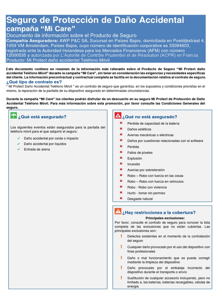 Ipid Ad | PDF | Seguro | Póliza de seguros