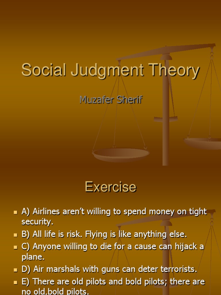 Social Judgment Theory | PDF | Cognitive Science | Psychological Attitude