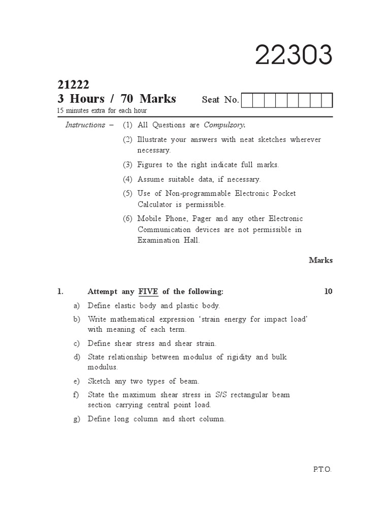 2022 Summer Question Paper (Msbte Study Resources) | PDF | Teaching ...