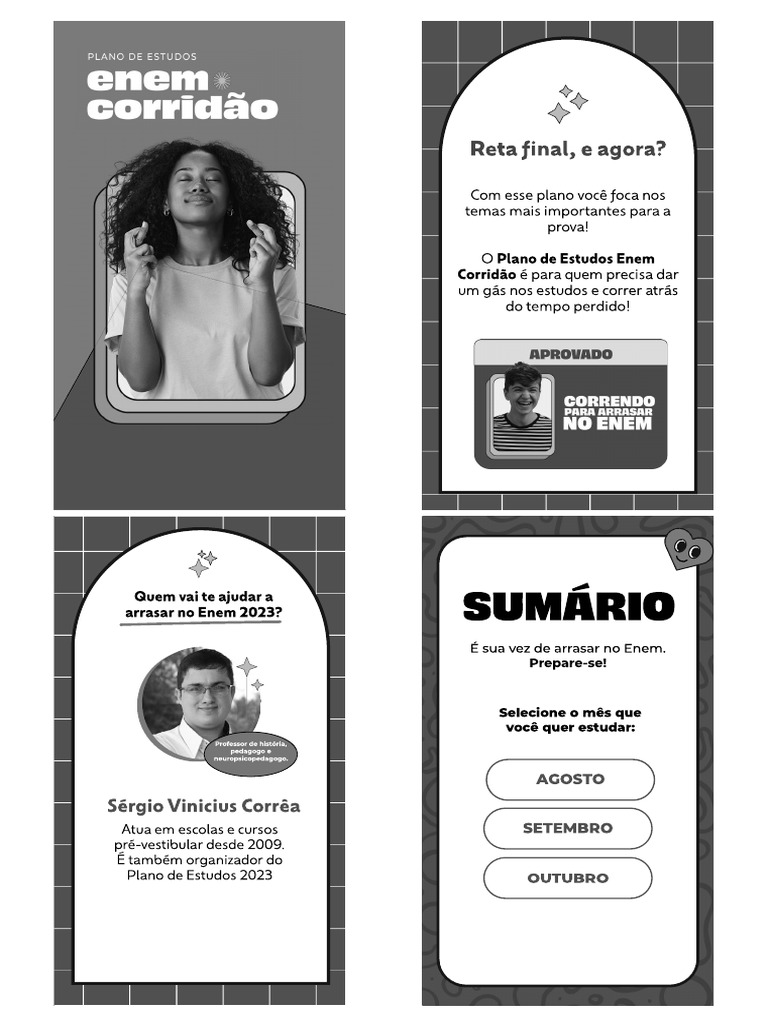 Cronograma De Estudos Enem Pdf