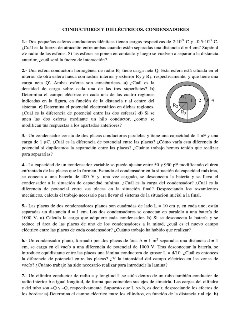 Prob Tema2 Conductores | PDF