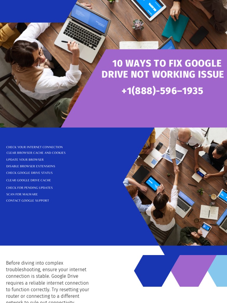 10 Ways To Fix Google Drive Not Working Issue | PDF | Technology ...