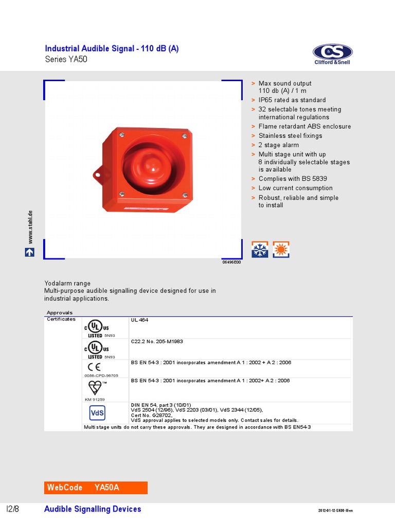 clifford-snell-alarm-ya50-series-pdf-computer-engineering