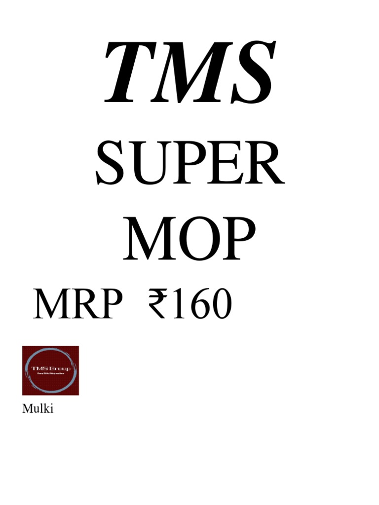 MOP PDF Format | PDF