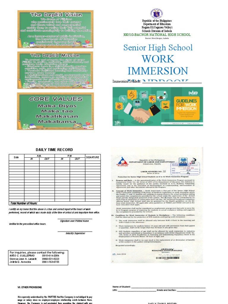 Handbook Immersion | PDF