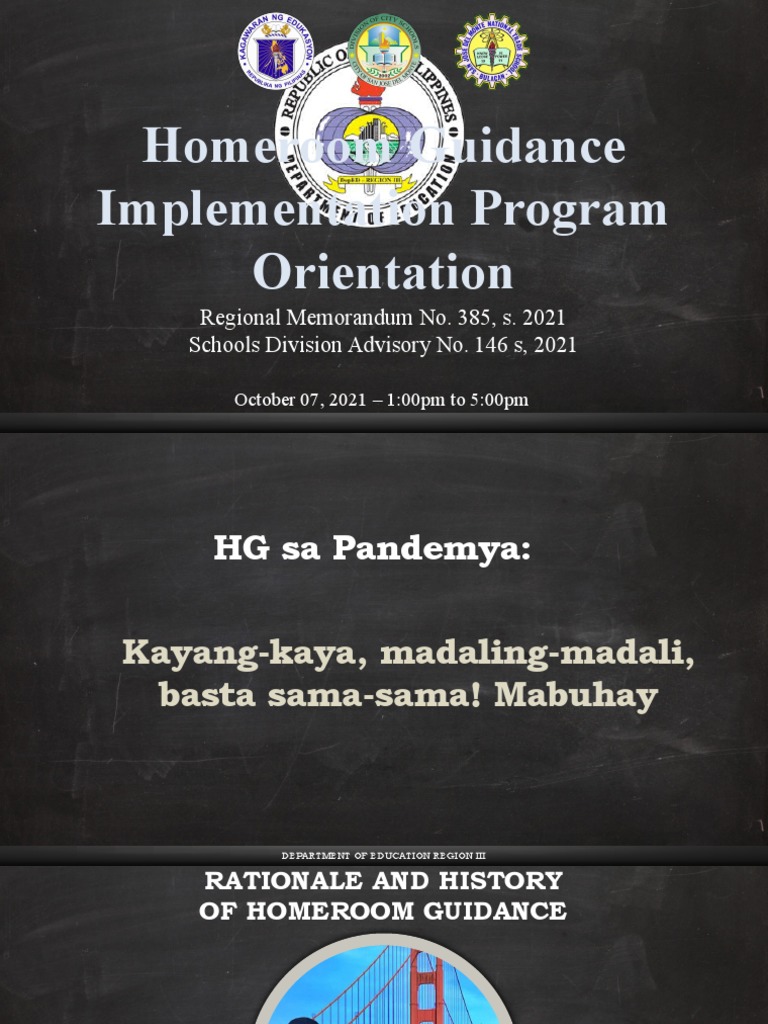 School Orientation of HG 2021 2022 1 | PDF | School Counselor | Learning