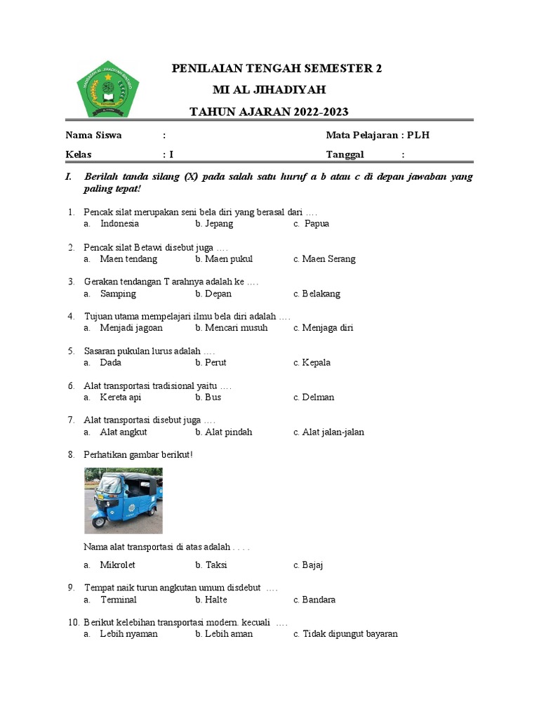 PTS PLH Sm2 2022-2023 Print | PDF