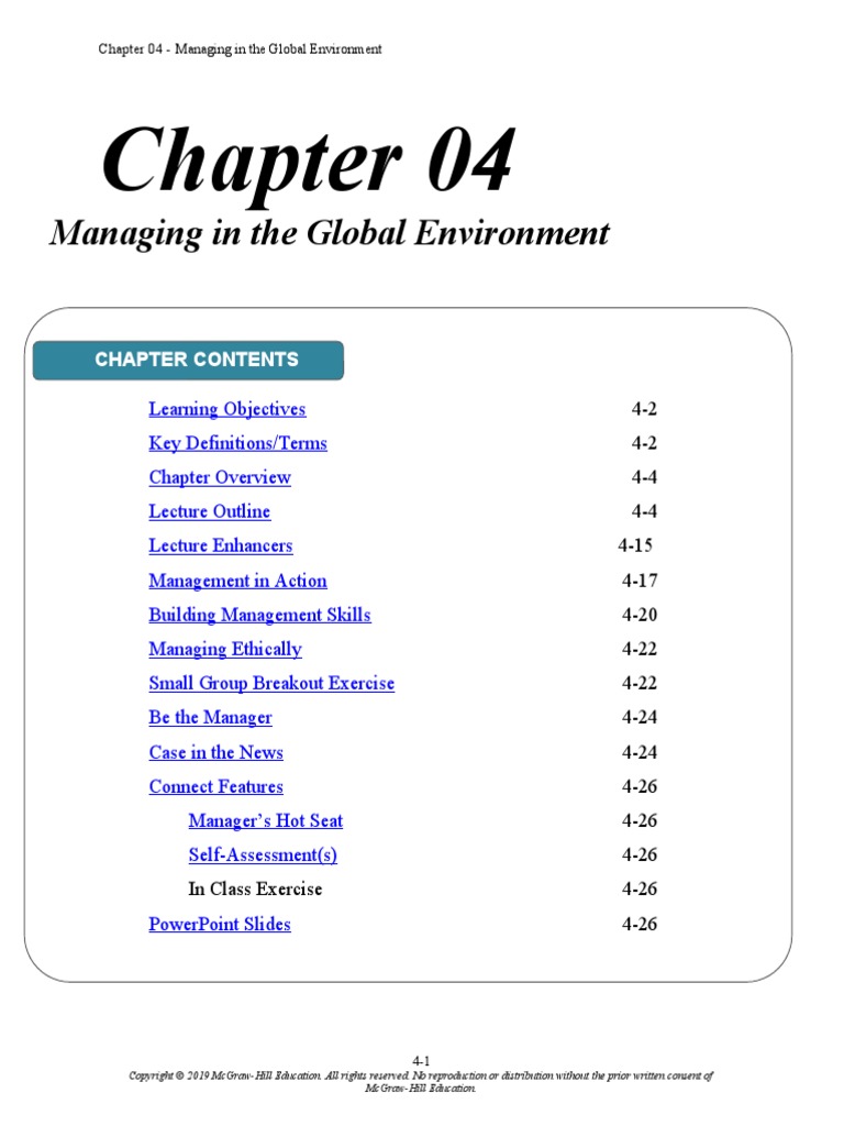 Chapter 4 Notes | PDF