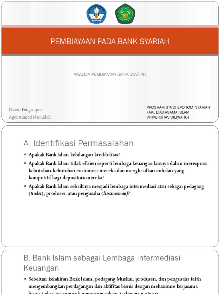 2 - Pembiayaan Pada Bank Syariah | PDF