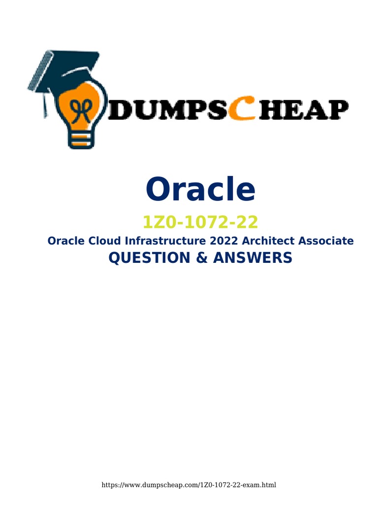 Oracle Cloud OCI 2022 Architect Associate: 1Z0 - 1072 - 22 | PDF | Ip ... Oracle Cloud OCI 2022 Architect Associate: 1Z0 - 1072 - 22 | PDF | Ip ...