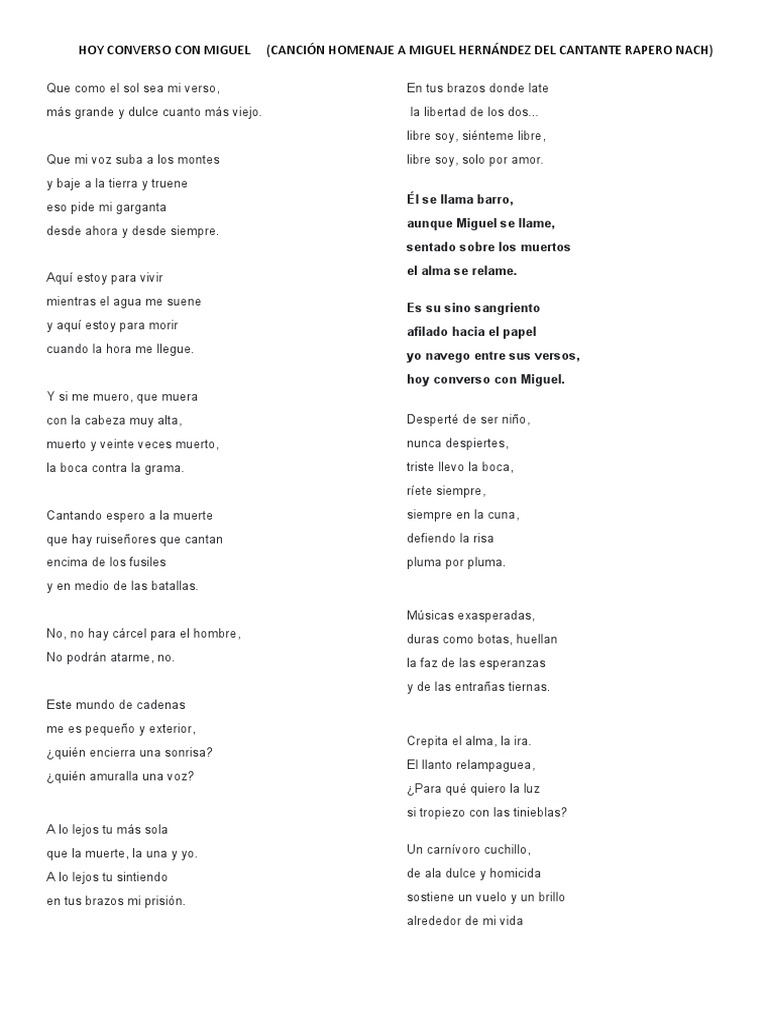 Poema Hecho Rap | PDF